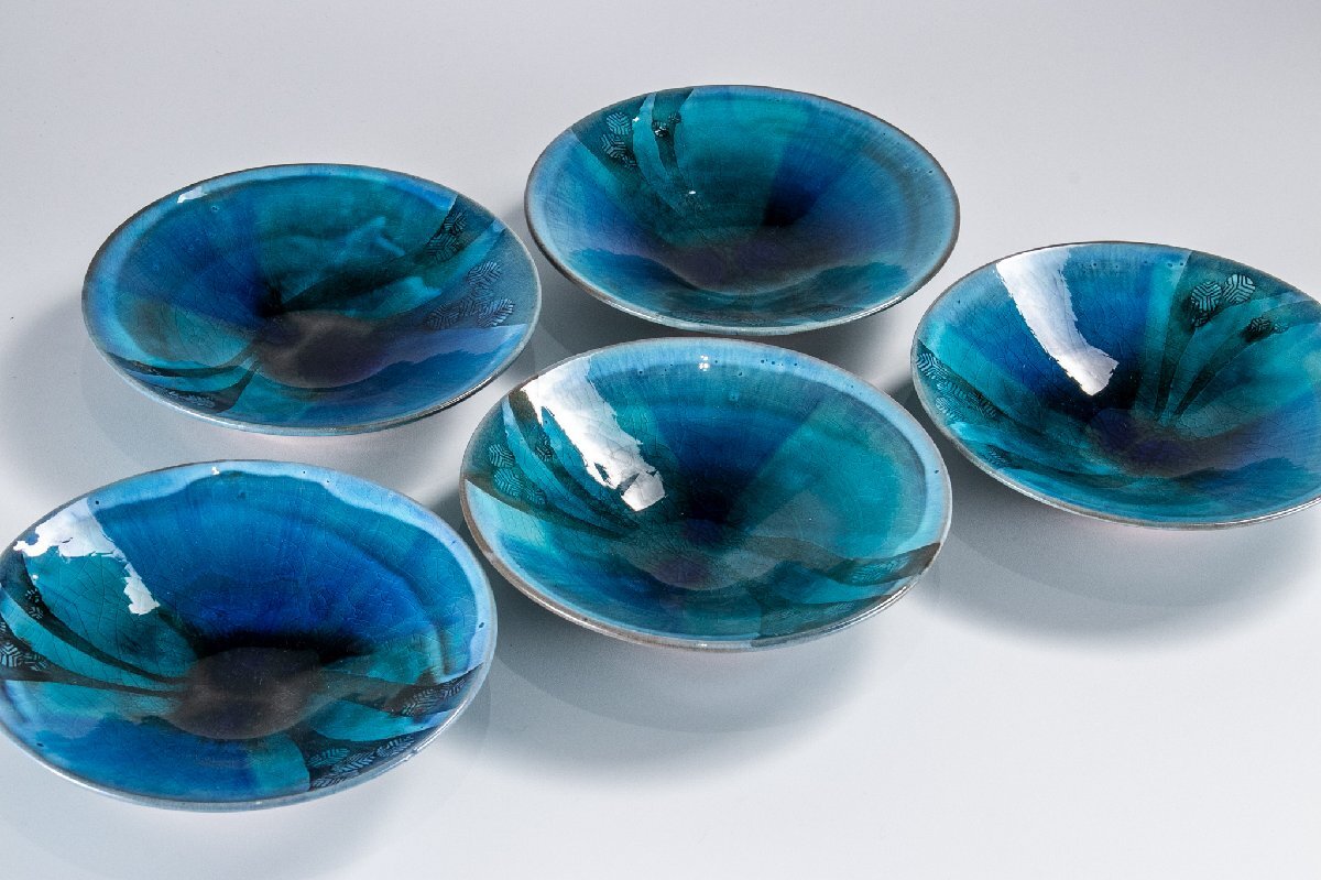 作家物 苧野憲夫 あさののりお 彩流 流水文組皿 5客 共箱 E365 茶道具 古美術 骨董 古玩 日本料理 懐石 料亭(皿)｜売買されたオークション情報、yahooの商品情報をアーカイブ公開 ...