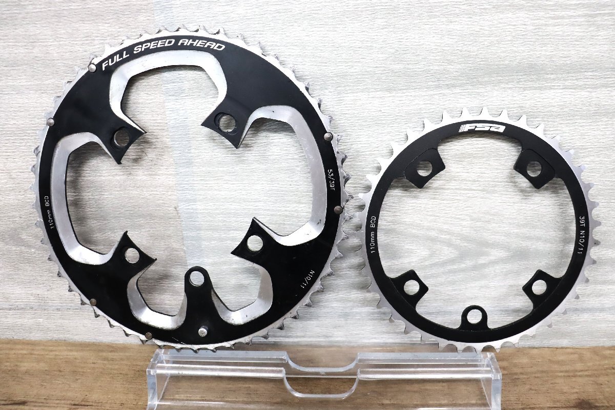 Yahoo!オークション - FSA SL-K 53-39T 10速/11速対応 BCD110mm チェ...