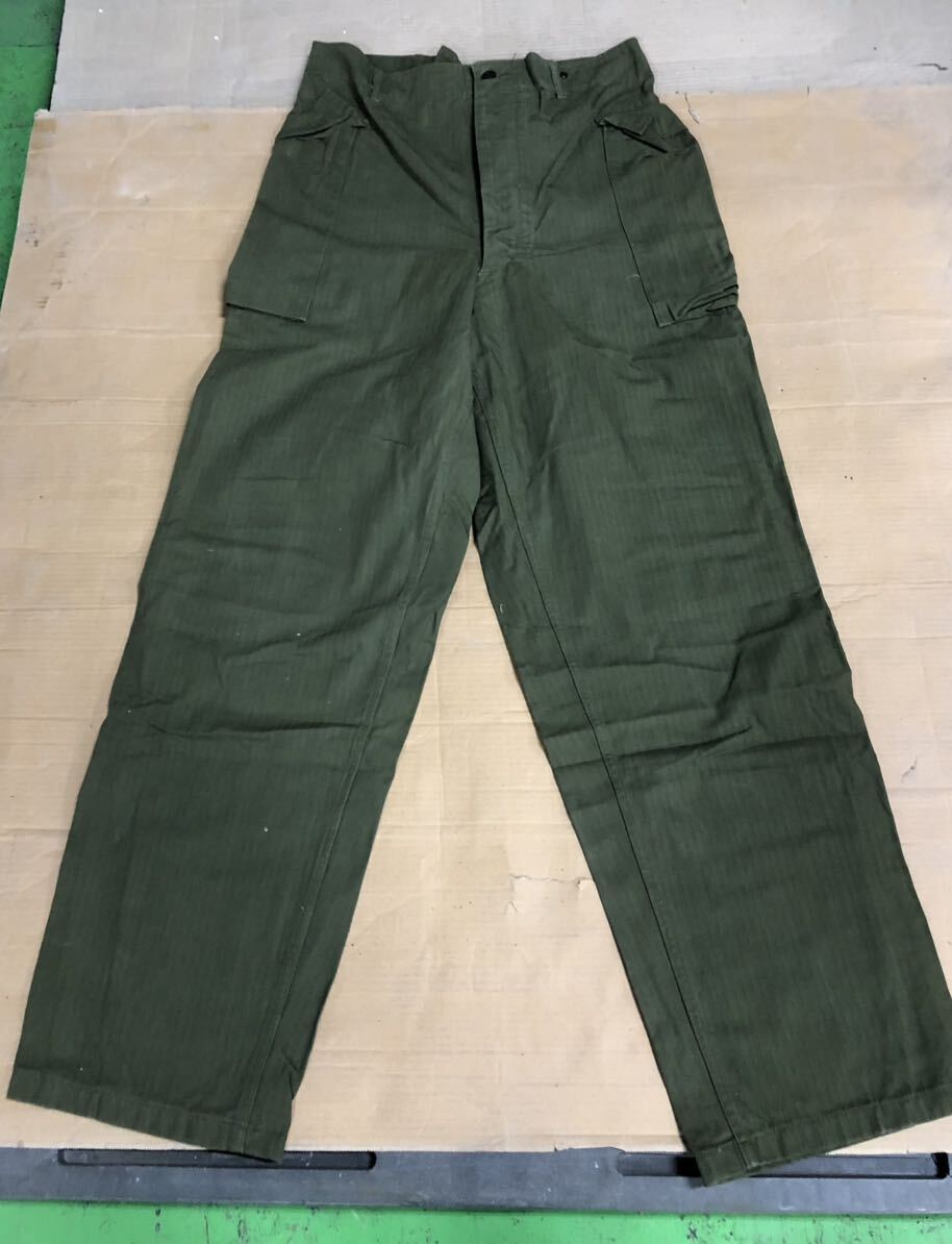 40s デッド M43HBT ヘリンボーンパンツ(戦闘服)｜売買されたオークション情報、yahooの商品情報をアーカイブ公開 - オークファン（aucfan.com）