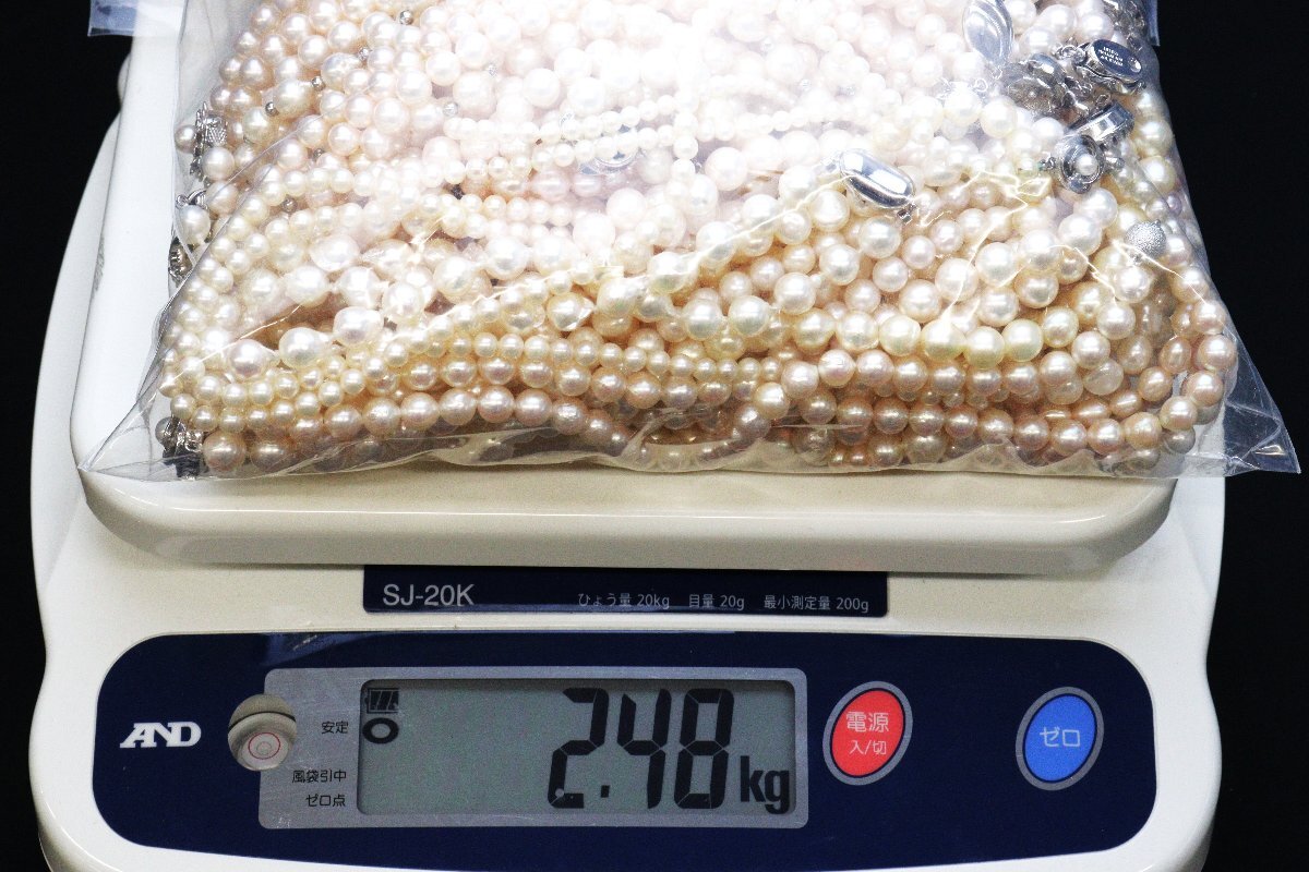 Yahoo!オークション - おたからや 真珠ネックレス おまとめ《約2.48Kg ...