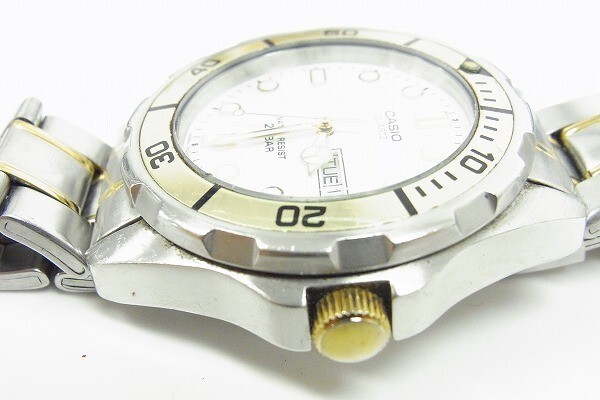 Yahoo!オークション - H824-Y20-2474 CASIO カシオ EF-200 メンズ クォ...