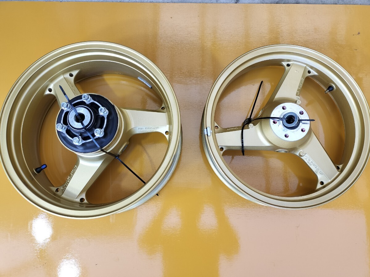 Yahoo!オークション - ZX-12R ホイール 前後 カラー付き GPZ ZRX ゼフ...