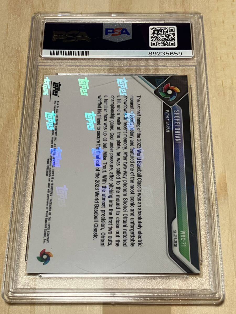 Yahoo!オークション - 2023 TOPPS NOW WBC大谷翔平 PSA10トラウト ③