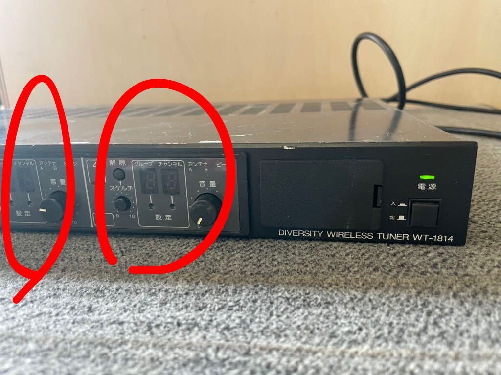 Yahoo!オークション - K003/TOA WT-1814 デジタルワイヤレスチューナー...