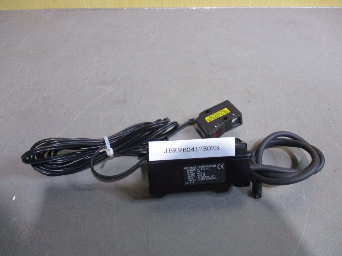 Yahoo!オークション - 中古 KEYENCE DIGITAL RGB SENSOR LV-21A/LV-H37...