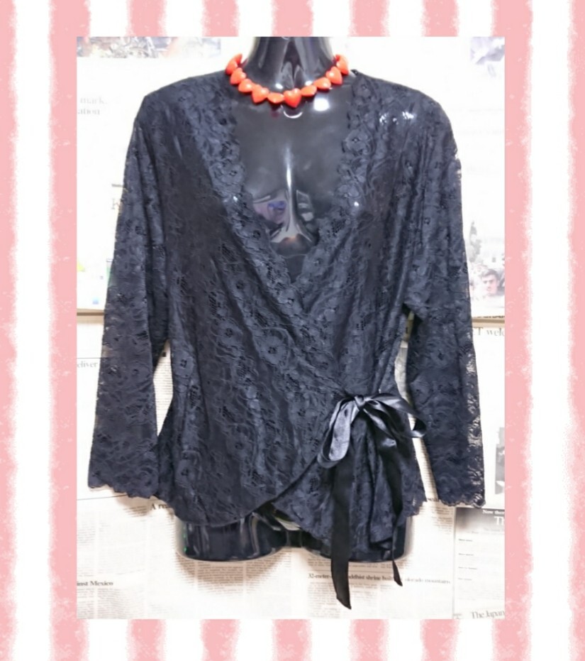 Yahoo!オークション - 《美品》【CLEO SUN 総レース カーディガン】L ...