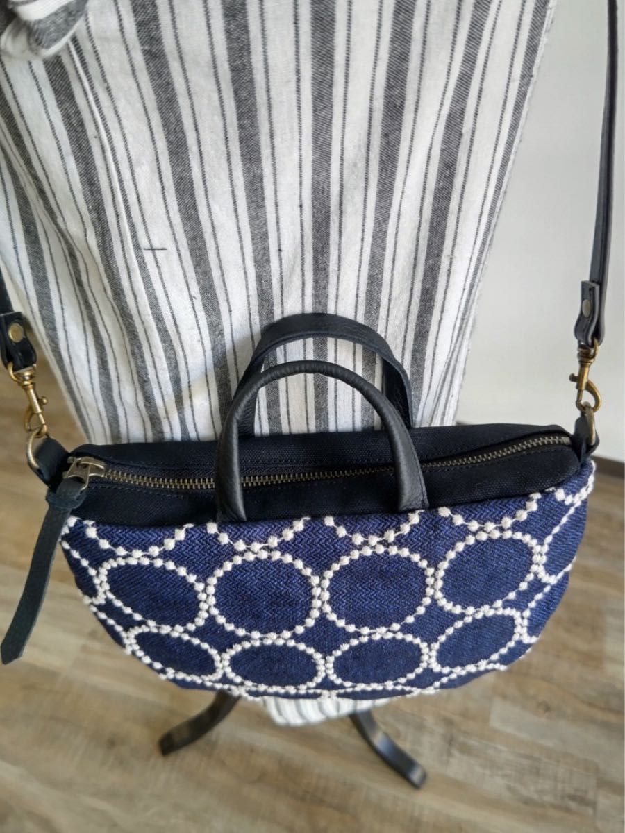 おまとめ専用】NEW ミナペルホネン/タンバリンネイビー/ミニ おまとめ専用】NEW ミナペルホネン/タンバリンネイビー/ミニ