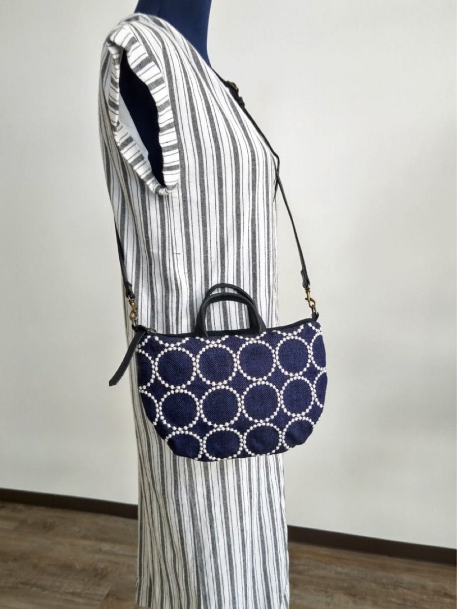 おまとめ専用】NEW ミナペルホネン/タンバリンネイビー/ミニ おまとめ専用】NEW ミナペルホネン/タンバリンネイビー/ミニ