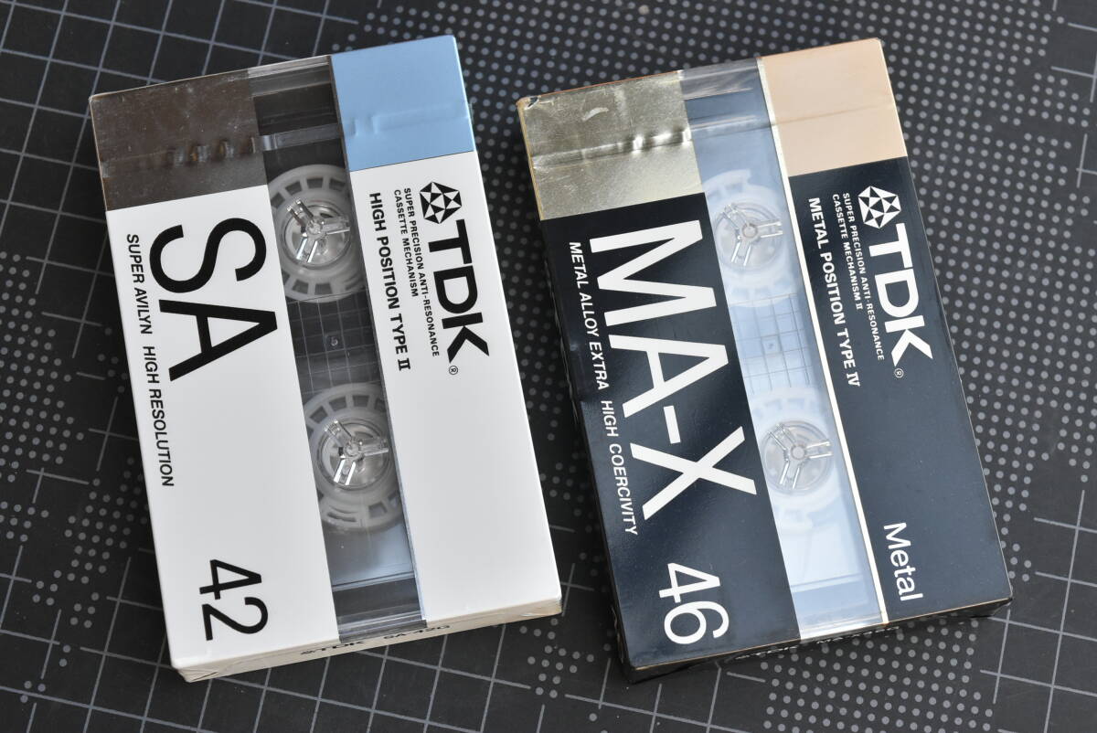 Yahoo!オークション - TDKカセットテープ【TDK ゛MA-X46・SA42 ゛(1...