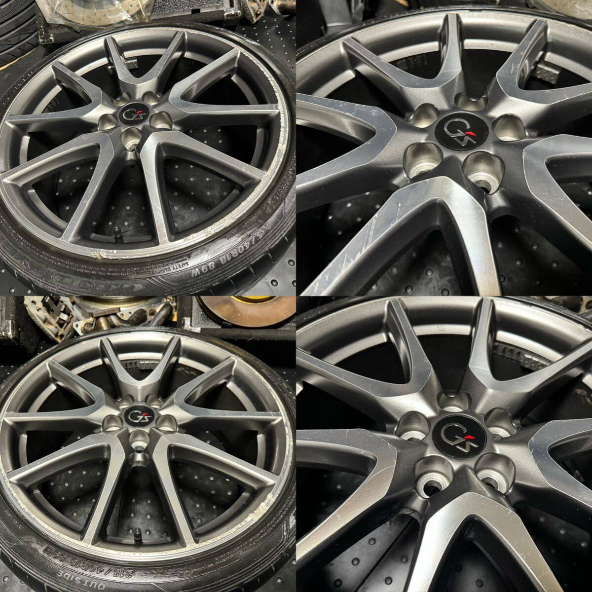 2本 トヨタ 30 プリウス ジーズ G's 純正 18インチ 7.5J＋50 PCD100 5穴 ハブ径54ミリ GOODYEAR 215/40R18(ラジアルタイヤ)｜売買された ...