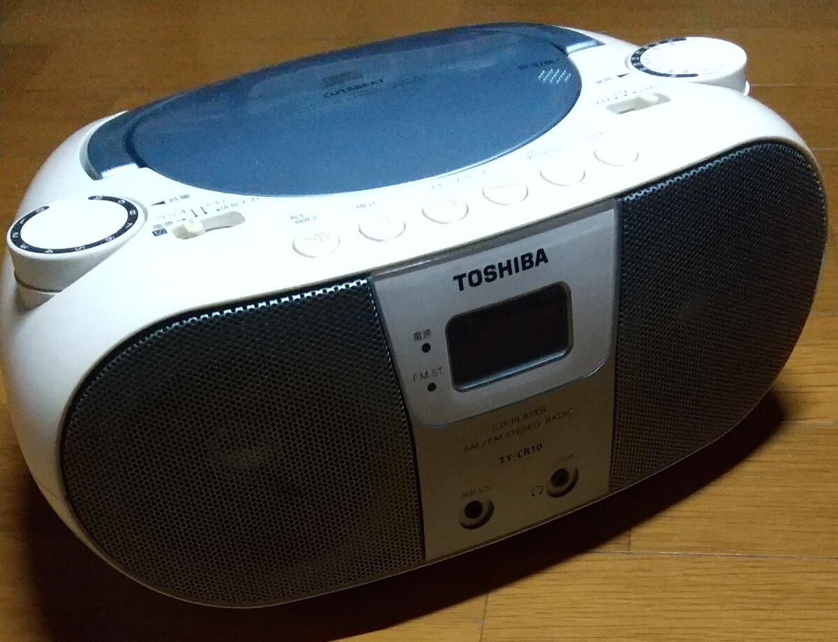 Yahoo!オークション - TOSHIBA CDラジオ CUTEBEAT TYCR10 東芝 AMFMラ...