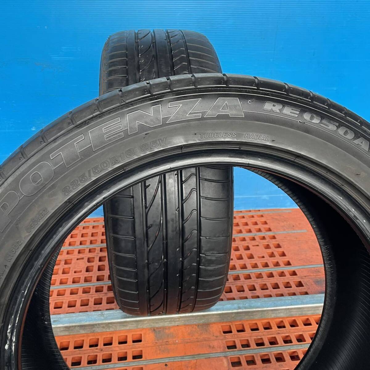 Yahoo!オークション - 225/50R18 ブリヂストン POTENZA 225/50/18 サマ...