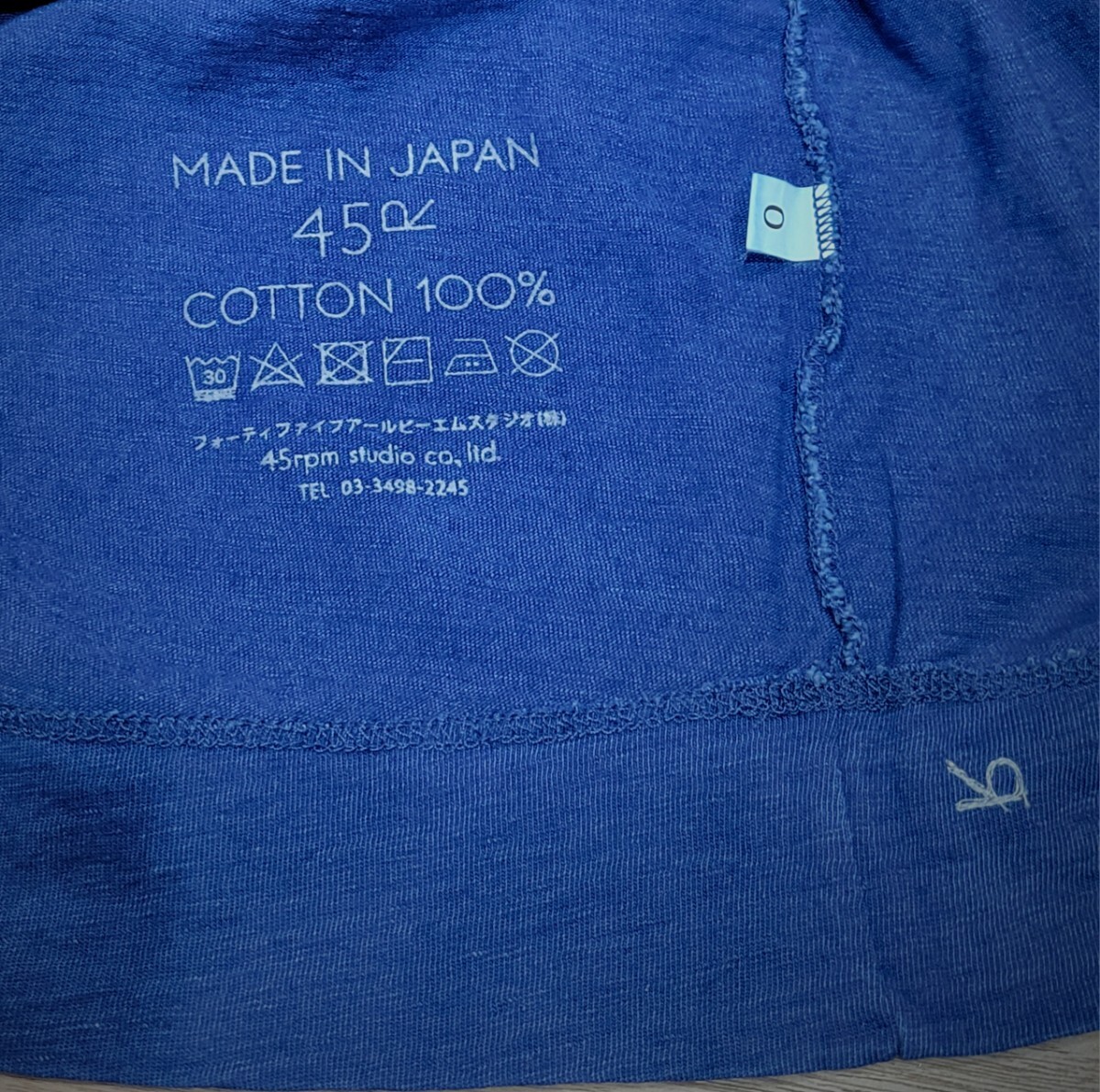 Yahoo!オークション - 45rpm 藍染半袖Tシャツ O