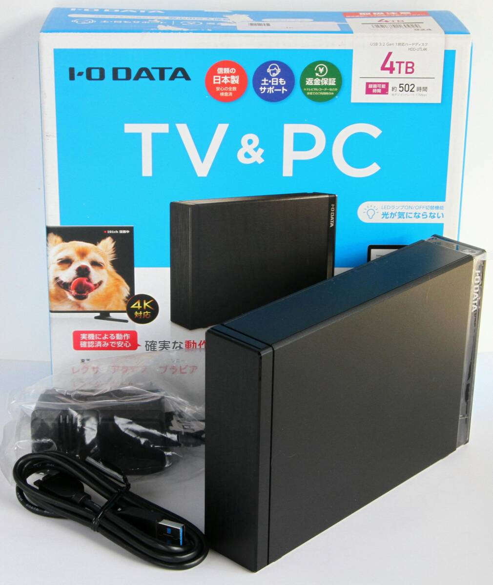 Yahoo!オークション - I・O DATA HDD-UTL4K 4TB