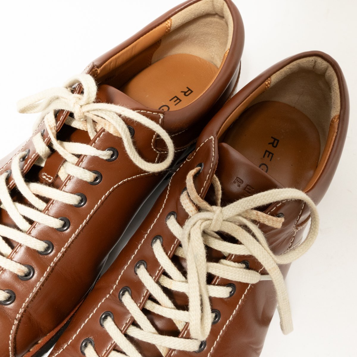 Yahoo!オークション - REGAL リーガル 57RR レザースニーカー ローカッ...