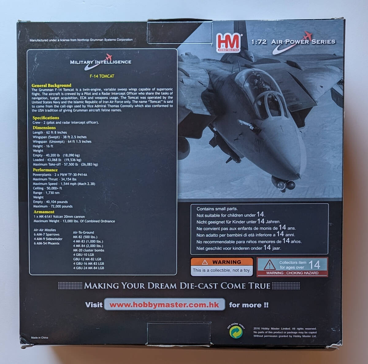 Yahoo!オークション - ホビーマスター / 1 72 / F-14 A / アメリカ海軍...
