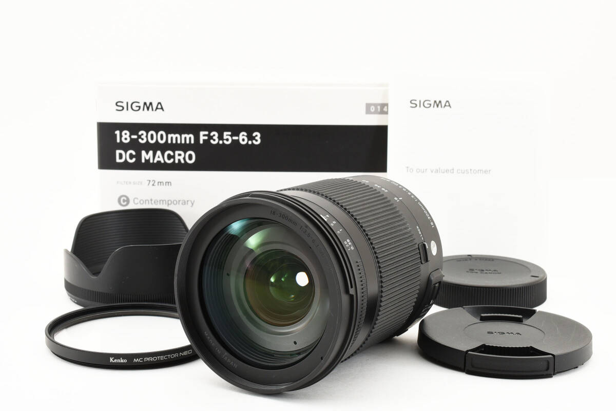 Yahoo!オークション - 極上品 シグマ SIGMA 18-300m F3.5-6.3 DC MACR...