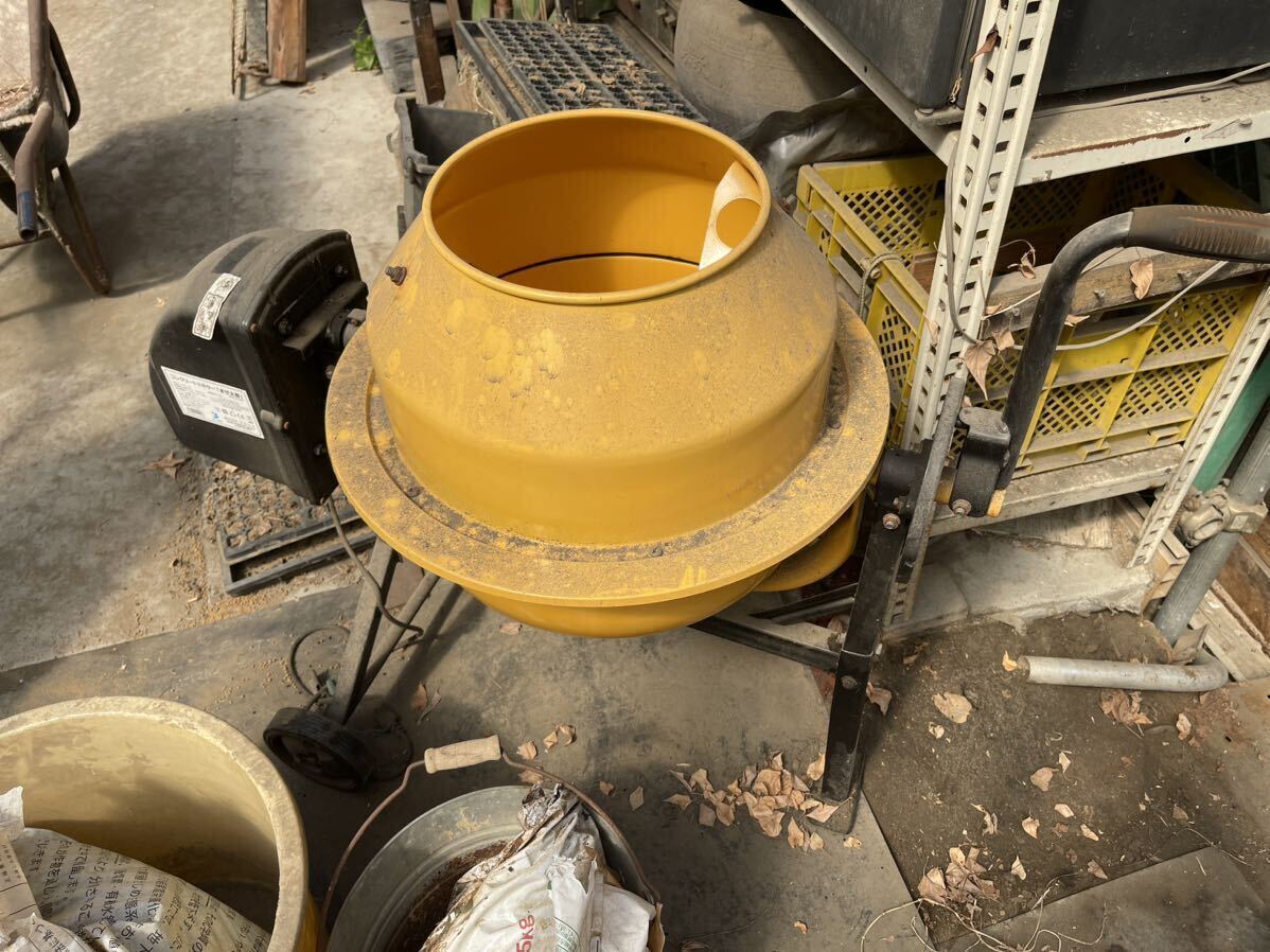 Yahoo!オークション - アルミス 電動コンクリートミキサー まぜ太郎 AM...