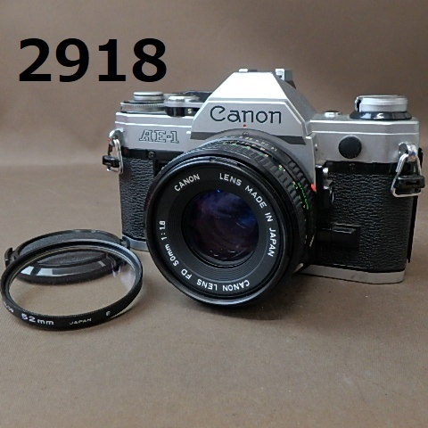 Yahoo!オークション - FK-2918 CANON AE-1 FD 50㎜ 1 1.8 簡易動作OK 2...