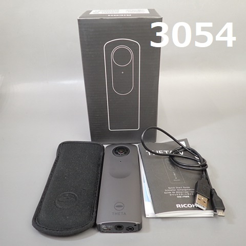 Yahoo!オークション - FK-3054 RICOH THETA 通電OK ノーチェック現状品...