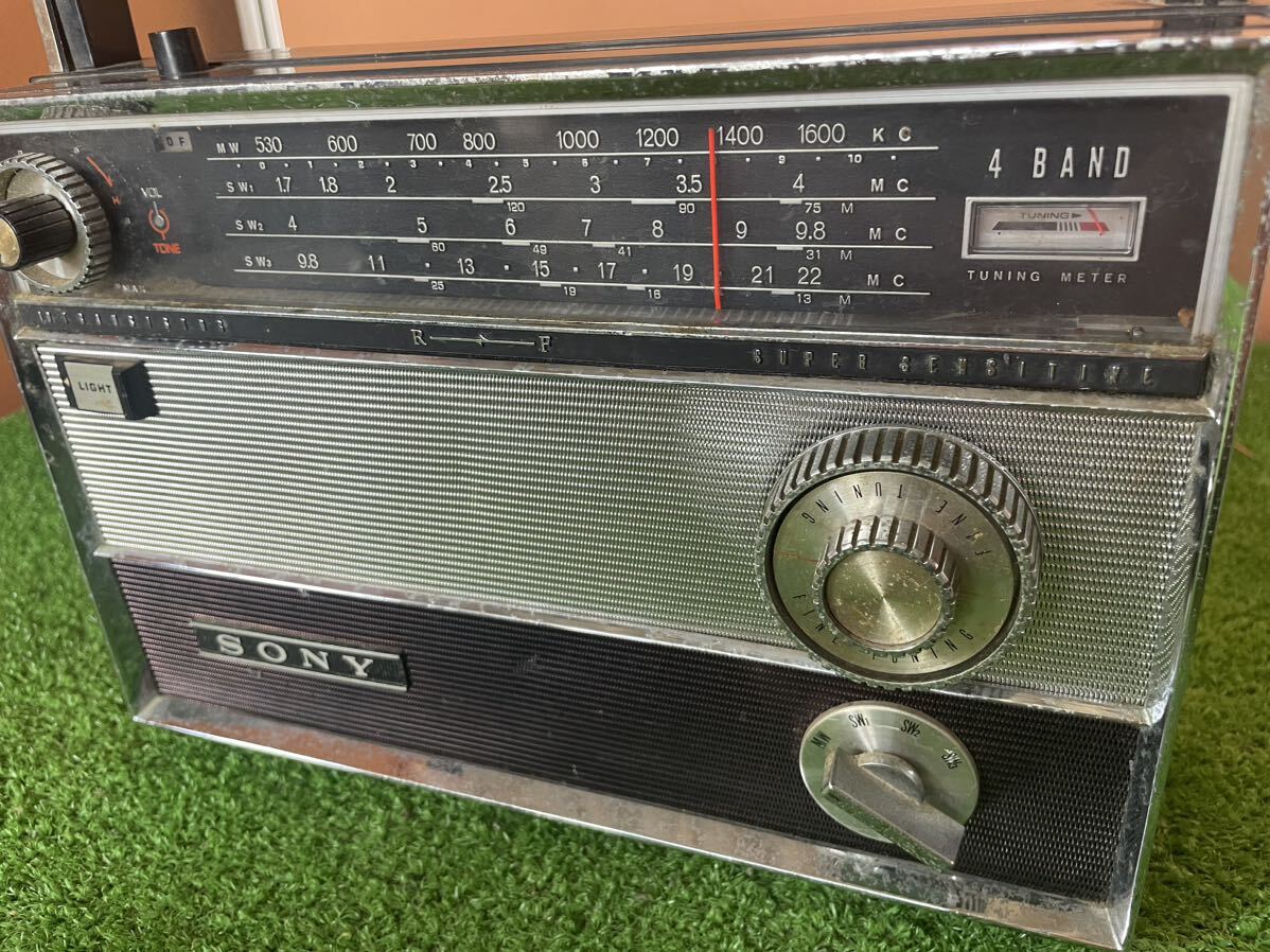 Yahoo!オークション - 昭和レトロSONY FM AM (4バンド受信機) TR-1000...