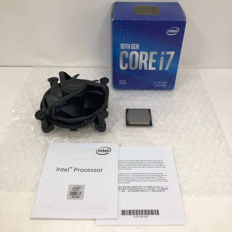 Yahoo!オークション - 【ジャンク品】Intel インテル CPU Core i7-1070...