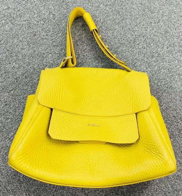 Yahoo!オークション - A236-g12-63 FURLA フルラ ハンドバッグ トート...