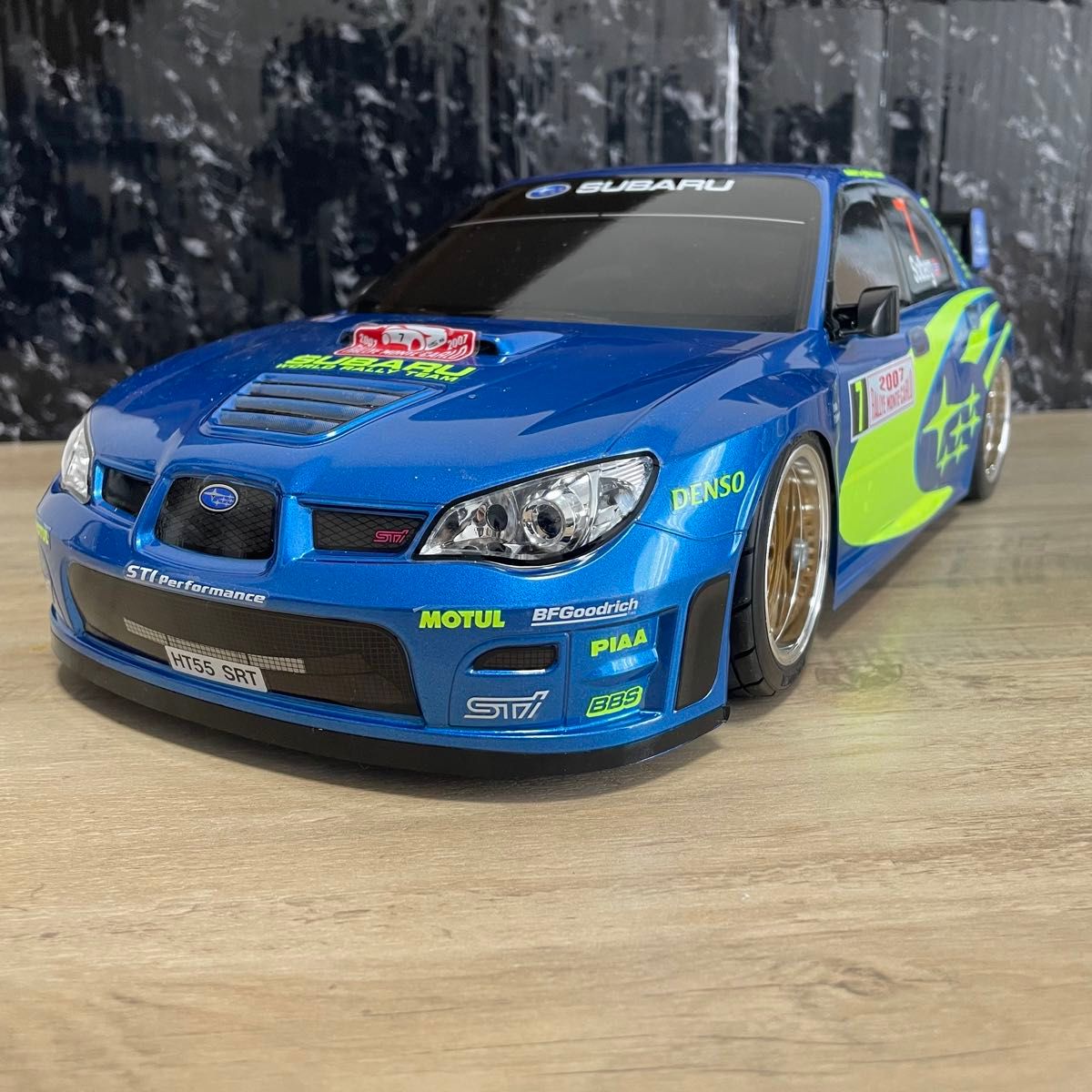 タミヤ スバル インプレッサ 1/10 ラジコンボディ 塗装済 ラリー タミヤ スバル インプレッサ 1/10 ラジコンボディ 塗装済 ラリー