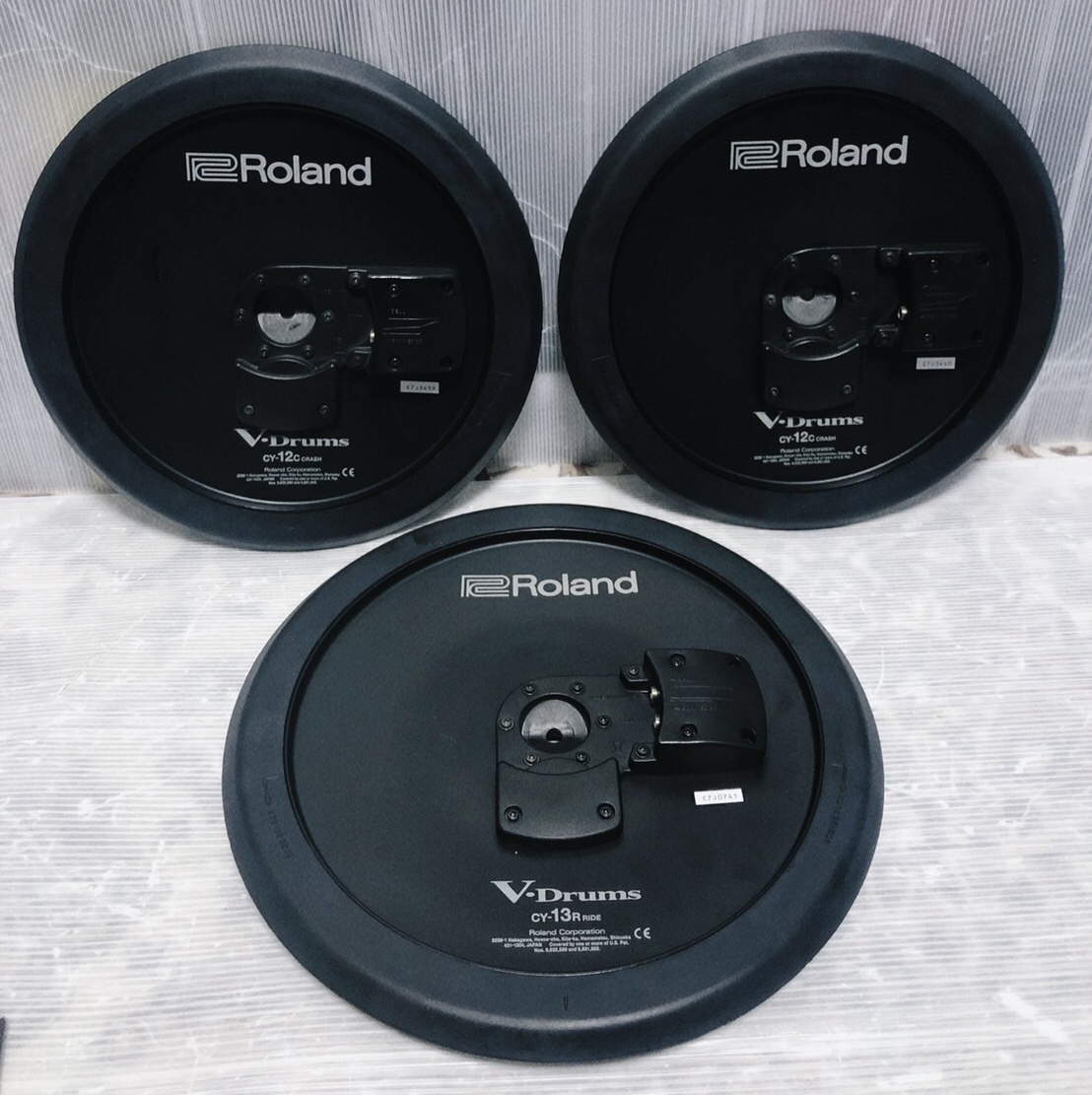 Yahoo!オークション - Roland CY-12C-BK ×2 CY-13R-BK 電子ドラム
