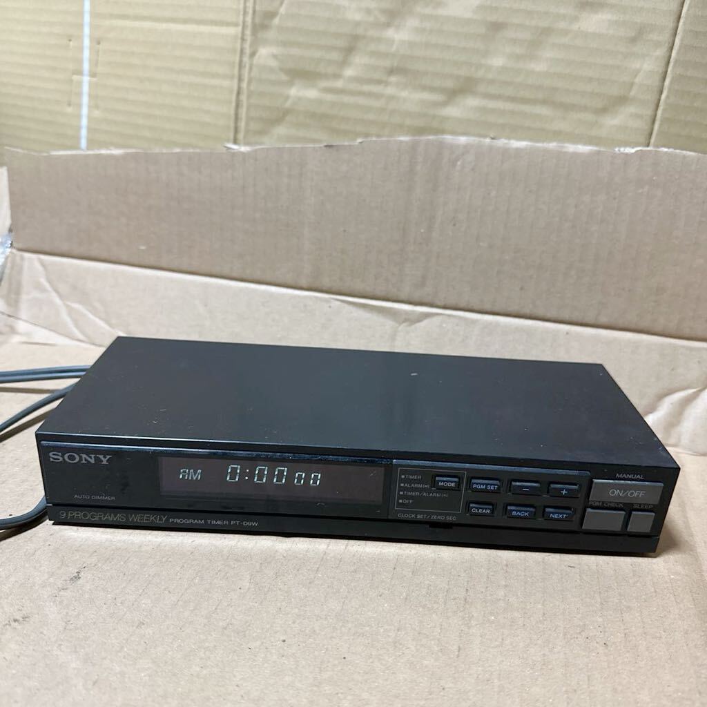 Yahoo オークション あ 7098)sony ソニー Pt D9w プログラムタイマ
