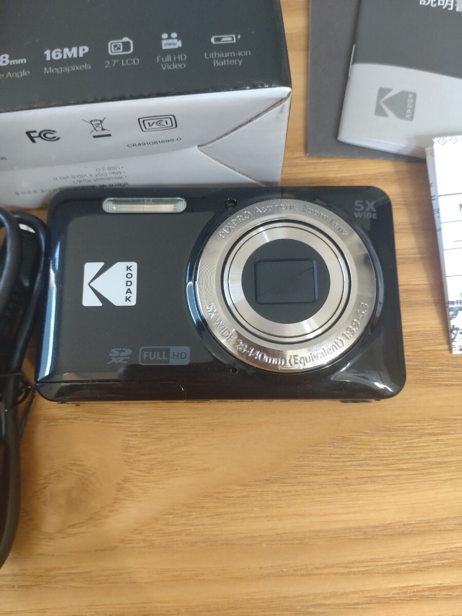 Yahoo!オークション - KODAK PIXPRO FZ55BK （ブラック） コンパクトデ...