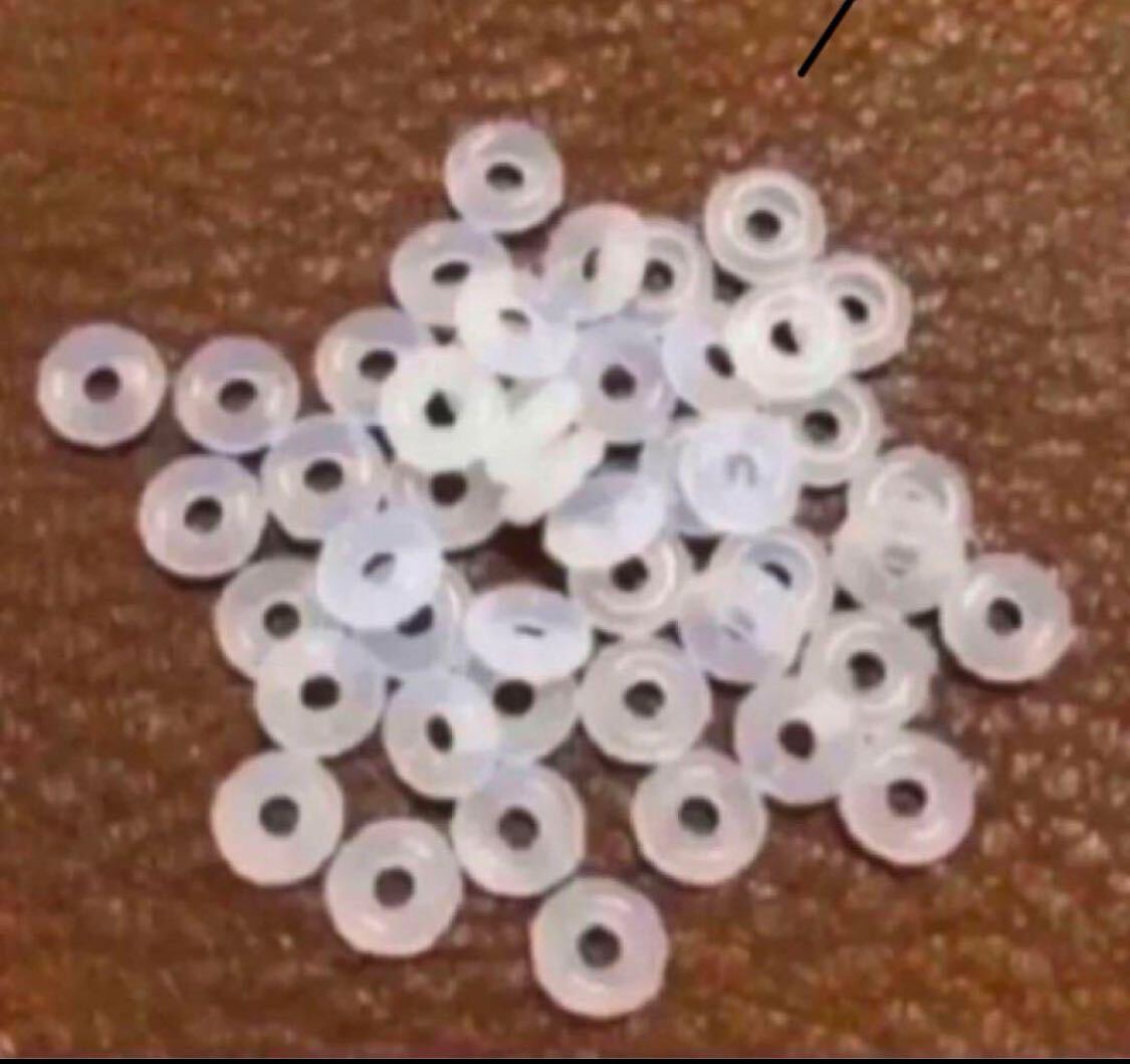 Yahoo!オークション - シリコンクッションリング 6mm 45個 天然石保護 ...