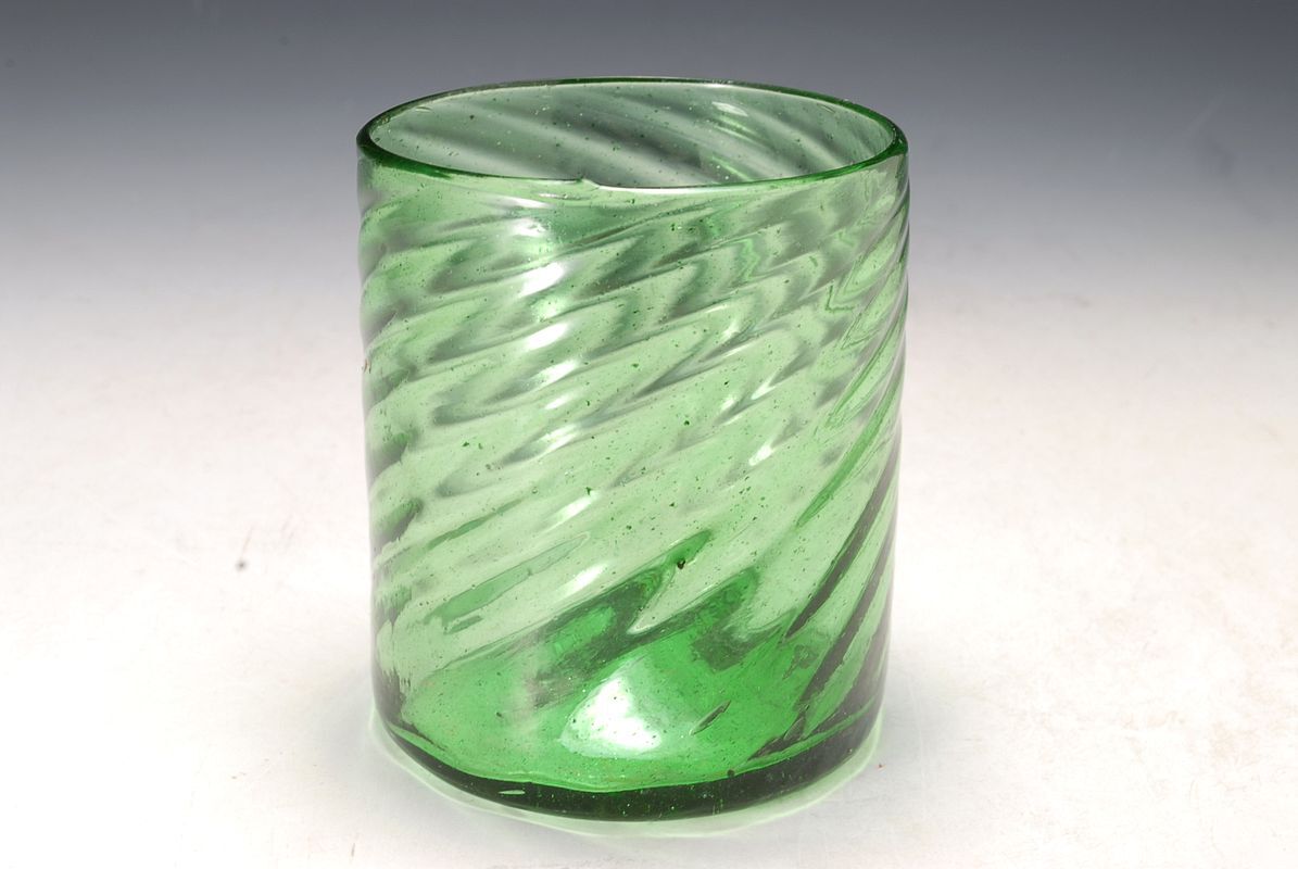 Yahoo!オークション - 3447 詳細不明 時代物 吹きガラス モールカップ ...