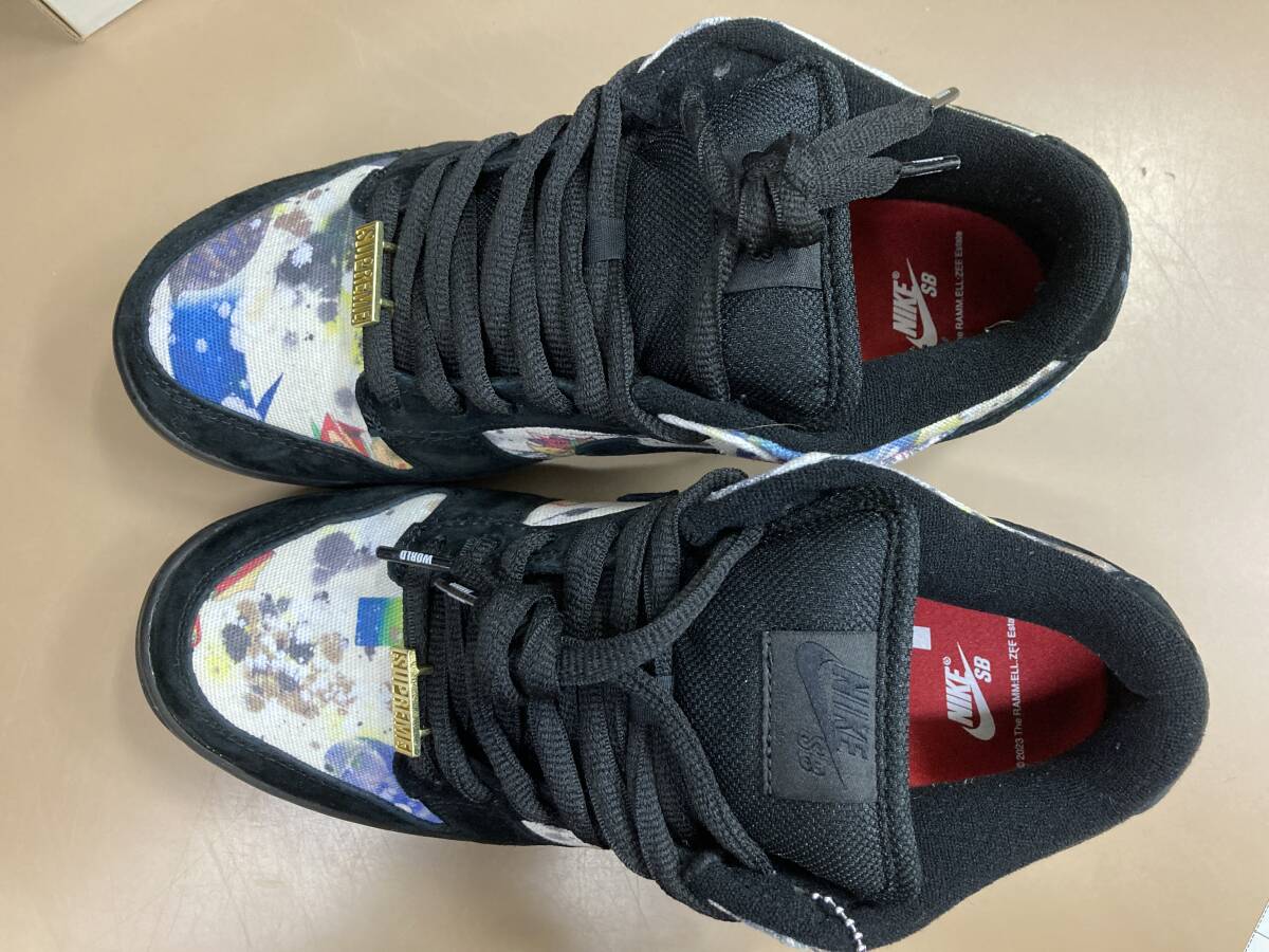 Yahoo!オークション - S153[08]S21(靴) 中古 NIKE×Supreme SB DUNK LO...