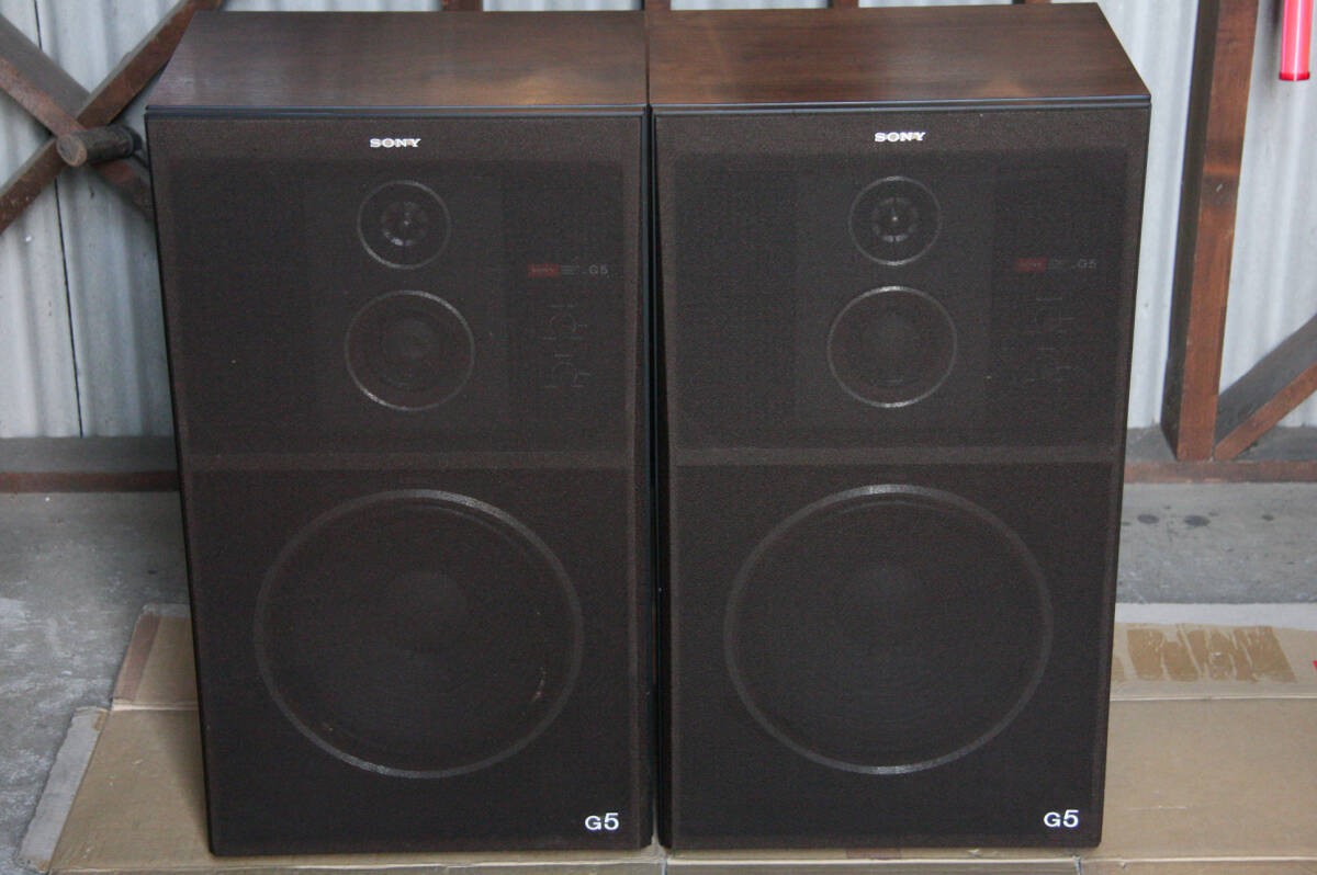Yahoo!オークション - SONY スピーカー SS-G5 ペア 3way ブックシェル...