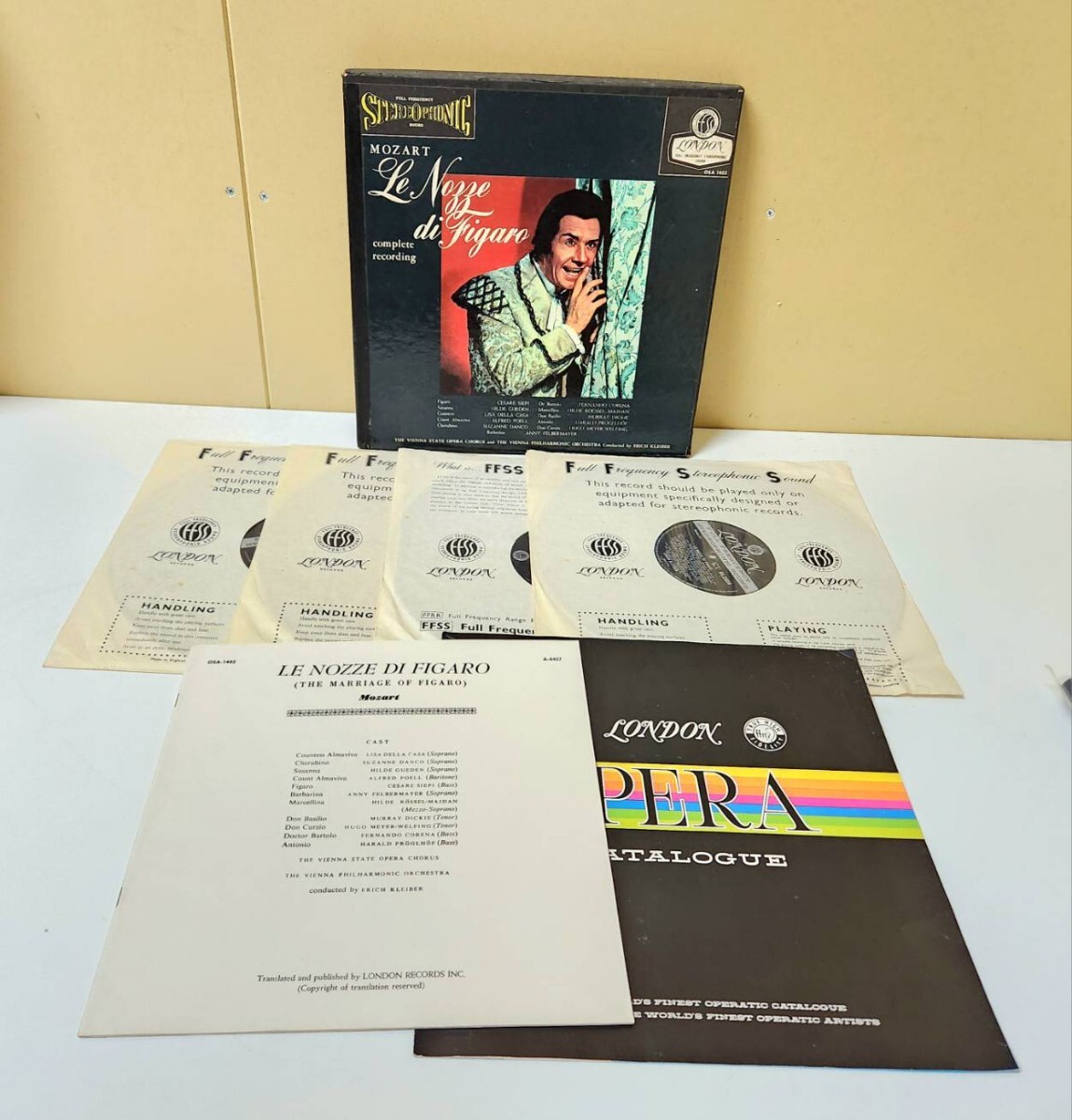 Yahoo オークション Lp Le Nozze Di Figaro Osa1402 モーツァルト フ