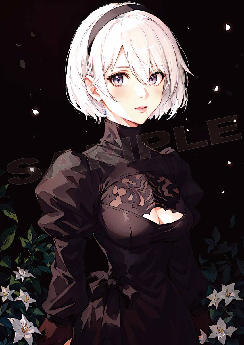 Yahoo!オークション - ATKK146 2B NieR Automata A4 アート ポスター ...