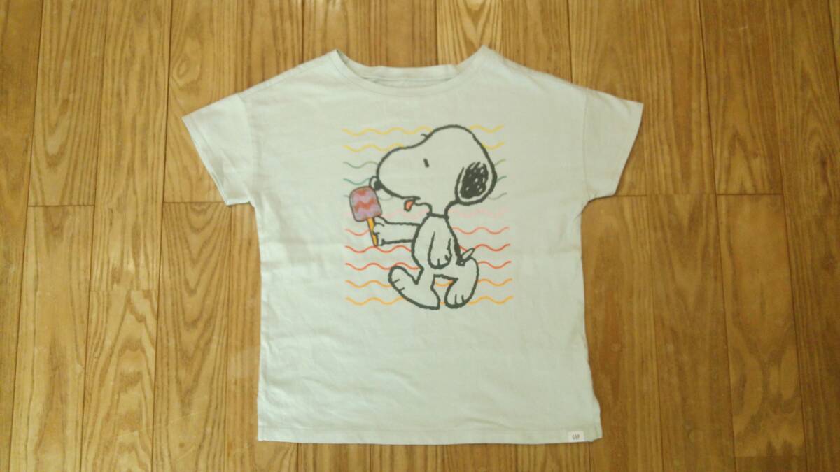 Yahoo!オークション - GAP KIDS スヌーピーTシャツ L 140