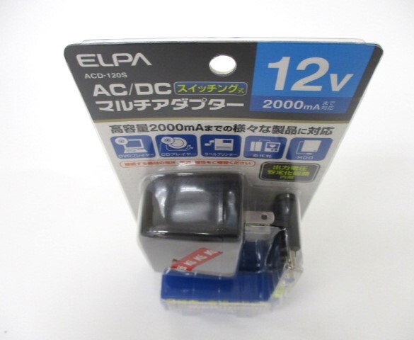 Yahoo!オークション - 【4-40】 ELPA AC/DC スイッチング式 マルチアダ...