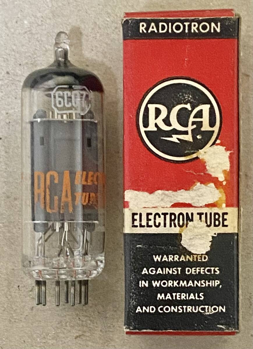 Yahoo!オークション - NEW20201 RCA 6CG7（極間シールド付）新品元箱...