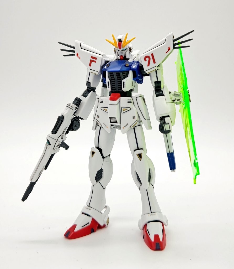 Yahoo!オークション - 【ガンプラ完成品】HG F91 ウイングガンダム EW ...