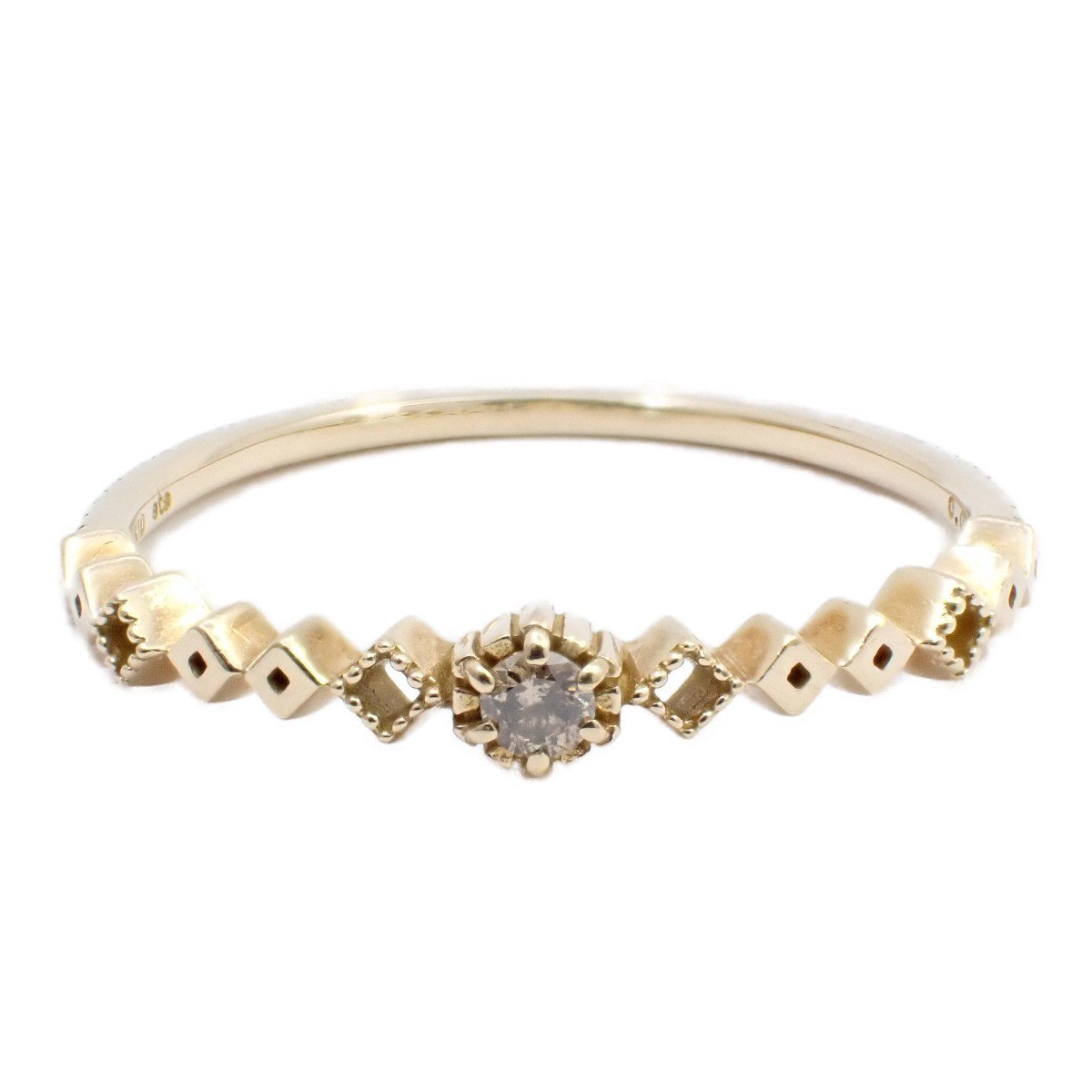 Yahoo!オークション - ete エテ リング 指輪 K10/ダイヤモンド0.03ct 1...