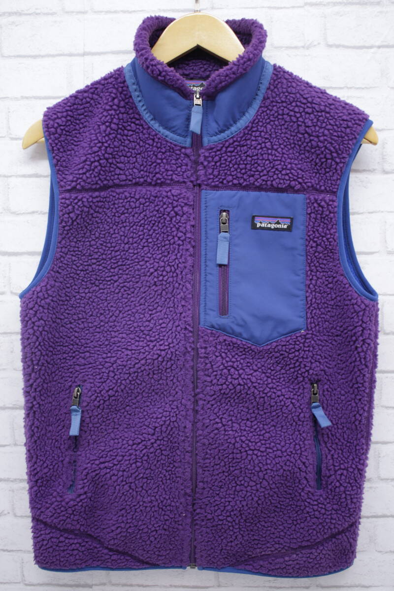 日本代購代標第一品牌【樂淘letao】－469【1円～】Patagonia パタゴニア Classic Retro-X Vest クラシックレトロXベスト パープル Sサイズ