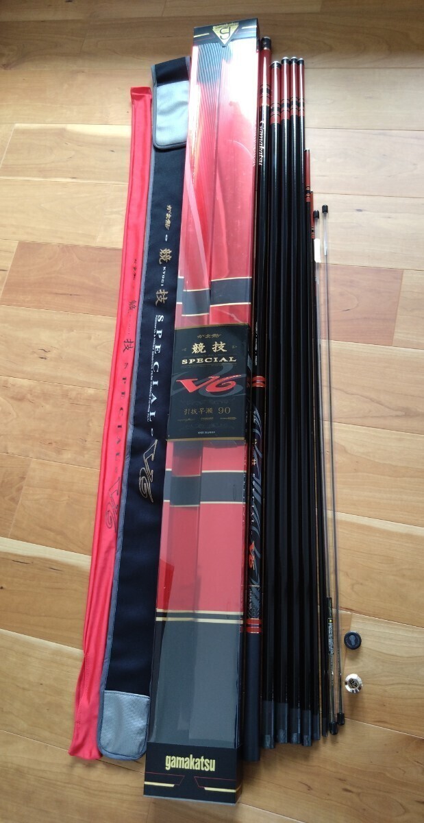 日本代購代標第一品牌【樂淘letao】－☆1円スタート☆がま鮎☆競技スペシャルV6引抜早瀬9m☆