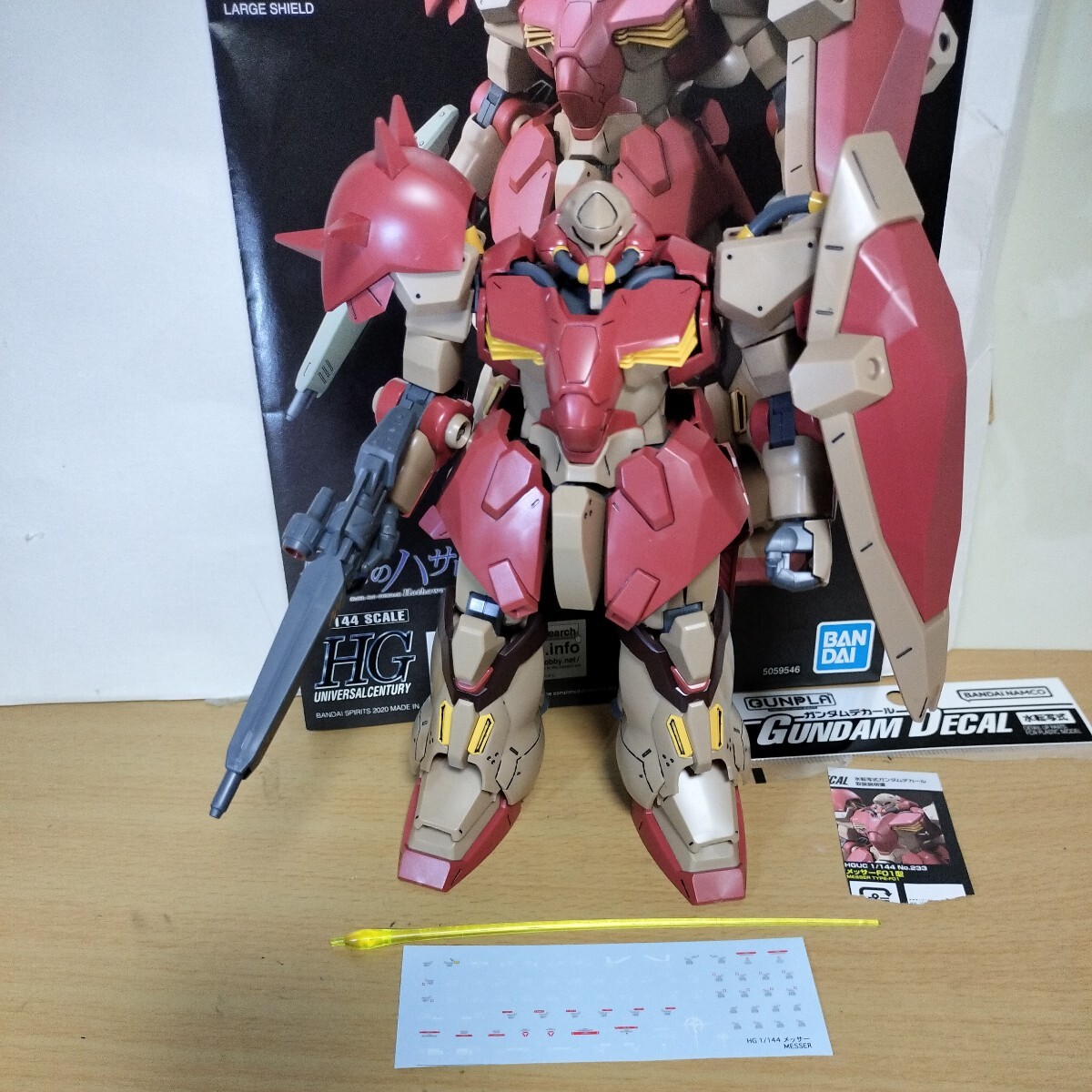 Yahoo!オークション - HGUC 1/144 メッサー F01型 閃光のハサウェイ 素...