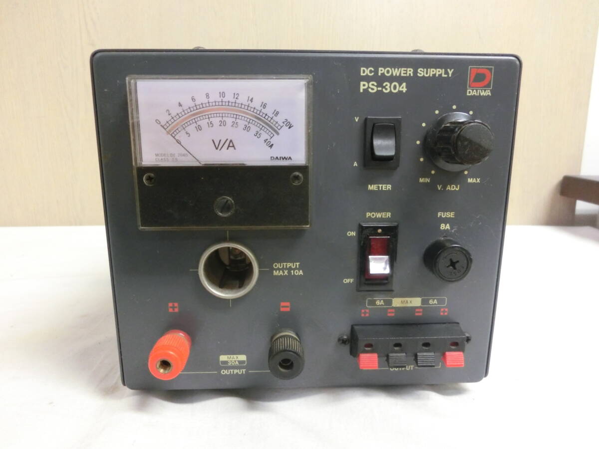 Yahoo!オークション - ジャンク DAIWA ダイワ DC POWER SUPPLY PS-304...