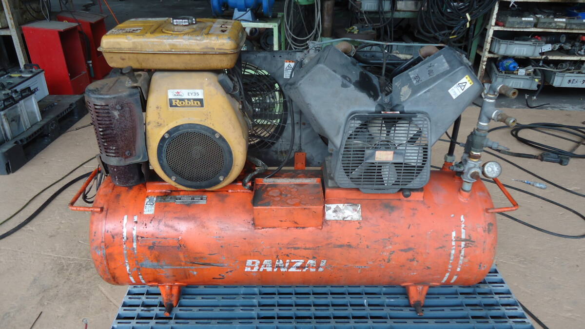 Yahoo!オークション - 油谷 №5714 エアーコンプレッサー バンザイ CTE...