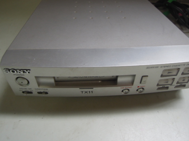 Yahoo!オークション - （NR)SONY TC-TX11 カセットデッキ 通電のみ ジ...