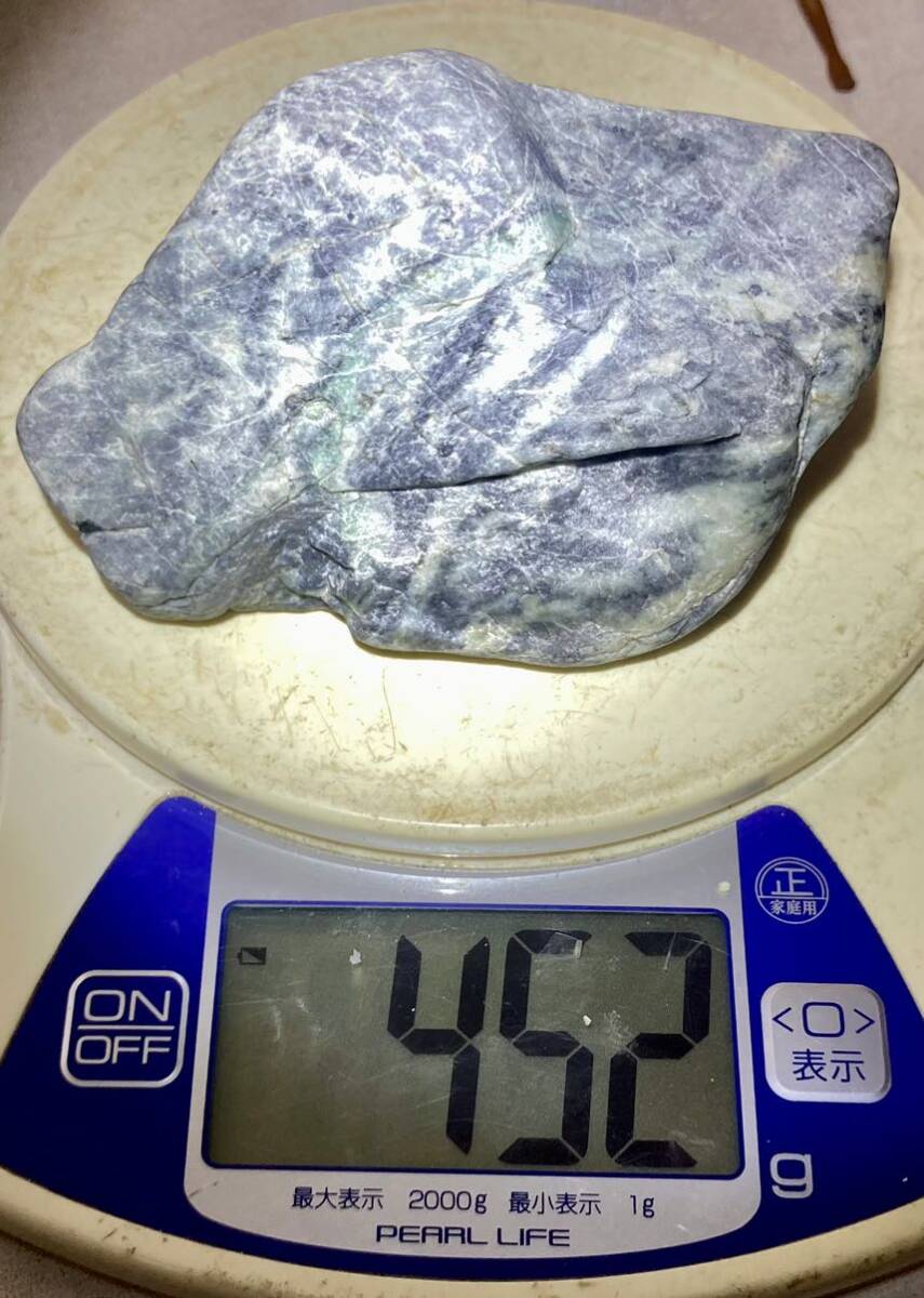 新潟県糸魚川市姫川産天然糸魚川翡翠452g川ズレ^ ^激レア石^ ^(原石)｜売買されたオークション情報、yahooの商品情報をアーカイブ公開 - オークファン（aucfan.com）
