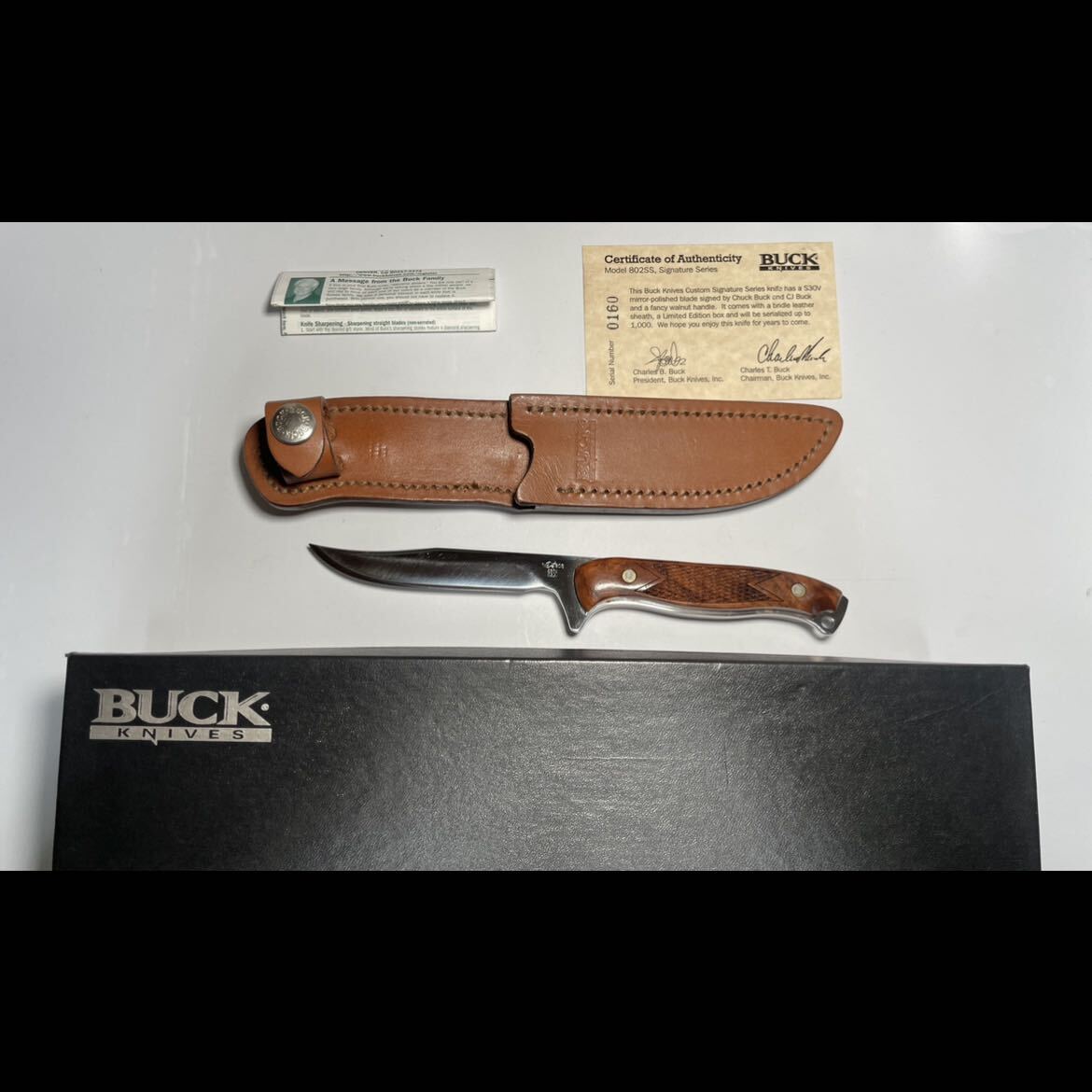 Yahoo!オークション - BUCK Custom 802SS CPM-S30V